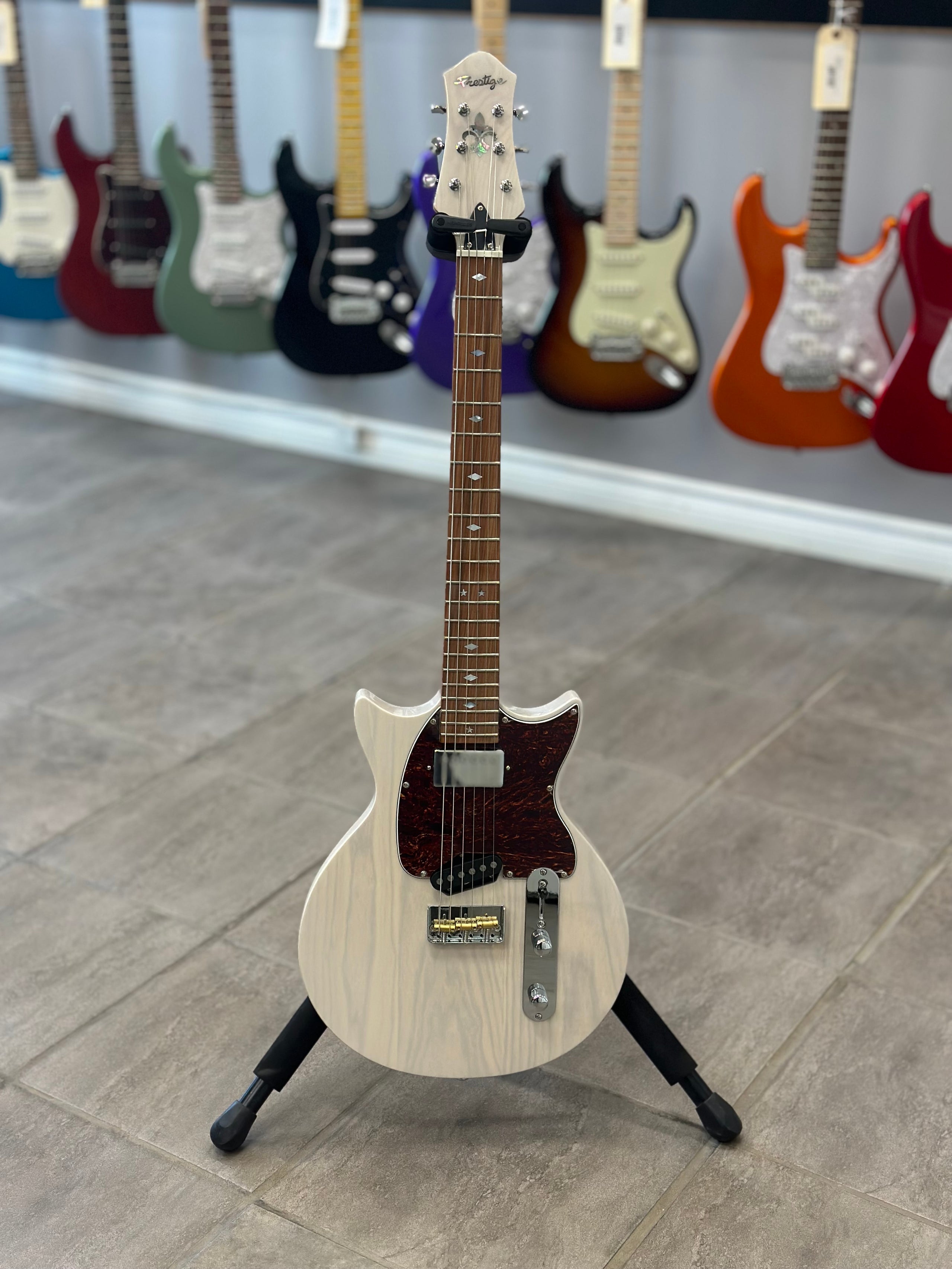 Prestige DC Coupe Custom T Hybrid White | Crossroad Music